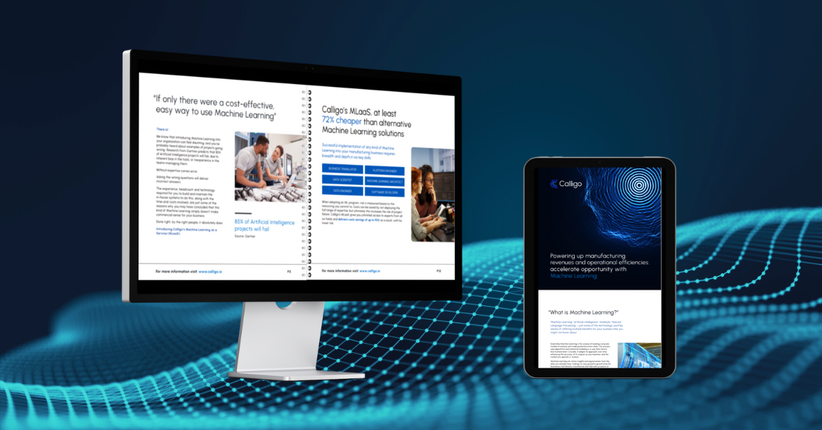 Machine Learning in Manufacturing | eBook | Calligo